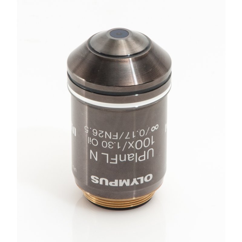 Olympus Mikroskop Objektiv UPlanFL N 100x/1.30 Oil UIS2 UPLFLN100XO2 ...