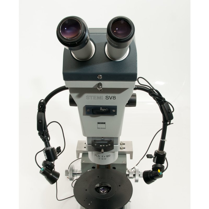 Zeiss Stereomikroskop Stemi SV8 mit Durchlicht und Polarisation | WIE ...