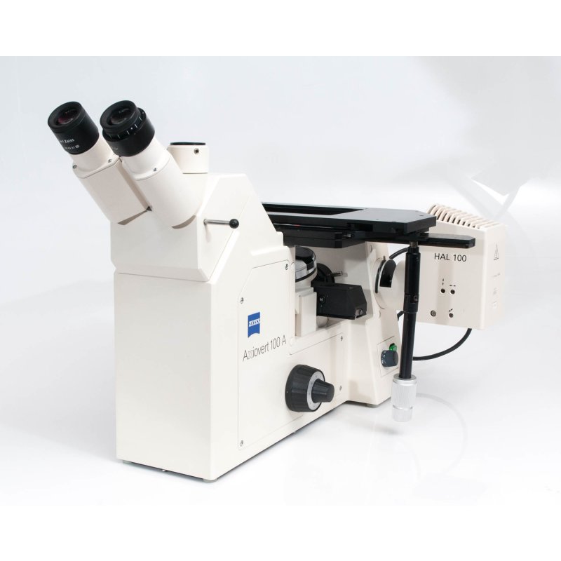 Zeiss Axiovert 100A inverses Auflichtmikroskop für die Materialunters ...